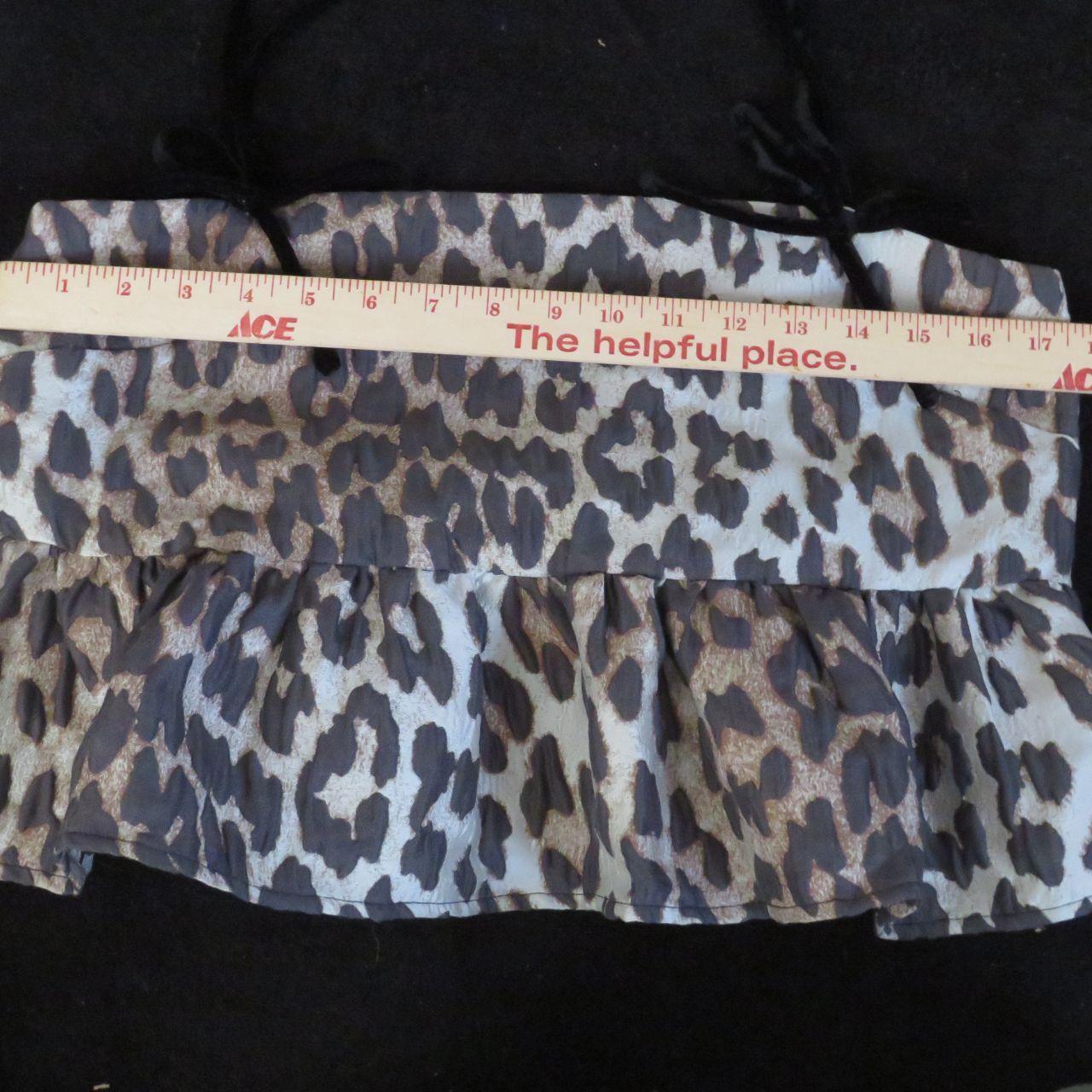 medium leopard print crop top This stylish Ganni... | Depop