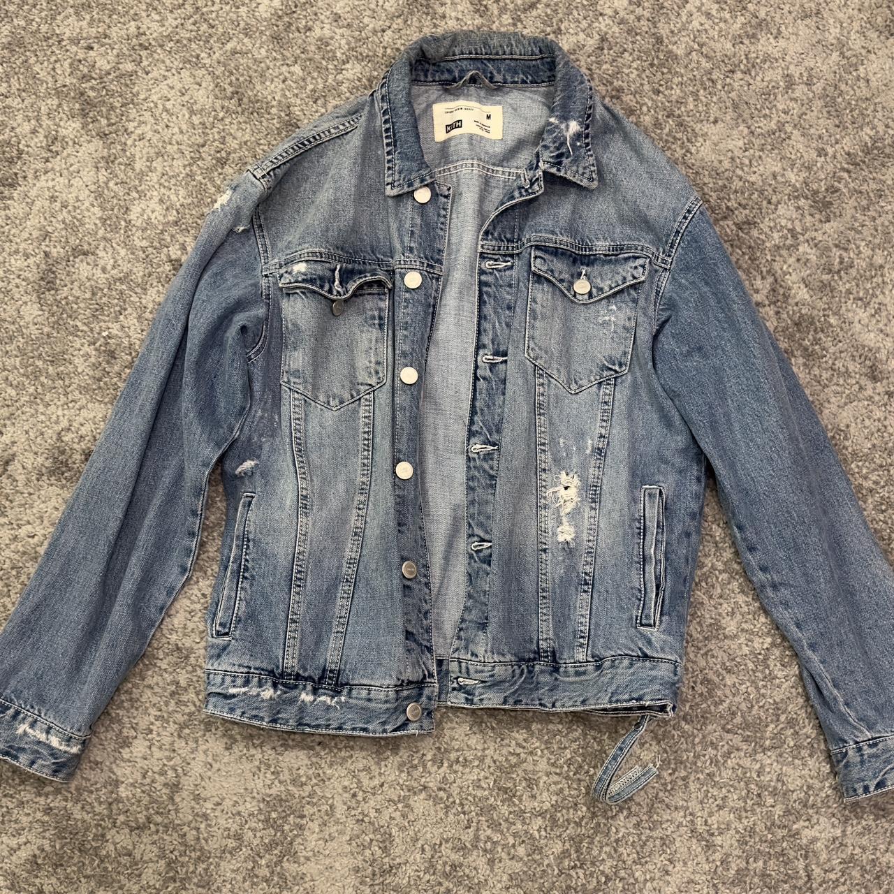 Kith denim jacket #streetwear #kith #reclaimed vintage - Depop