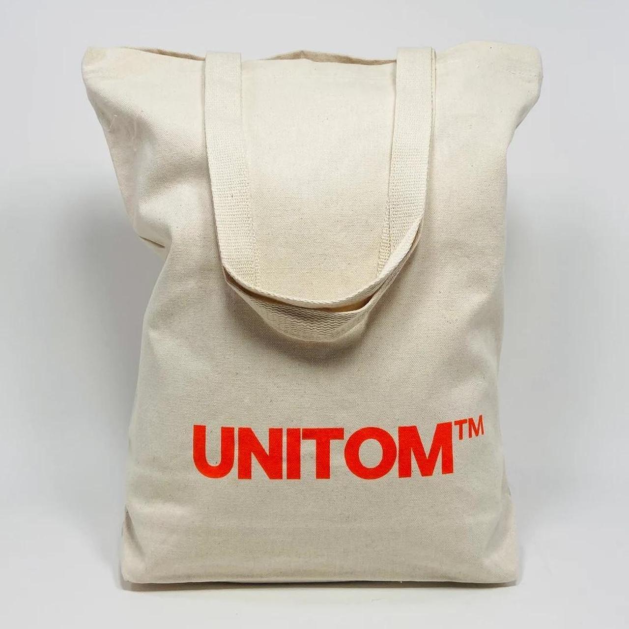 Unitom art shop tote bag in natural colour with... - Depop