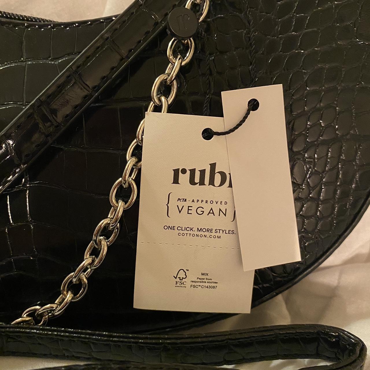 Rubi Women's Black and Silver Bag | Depop