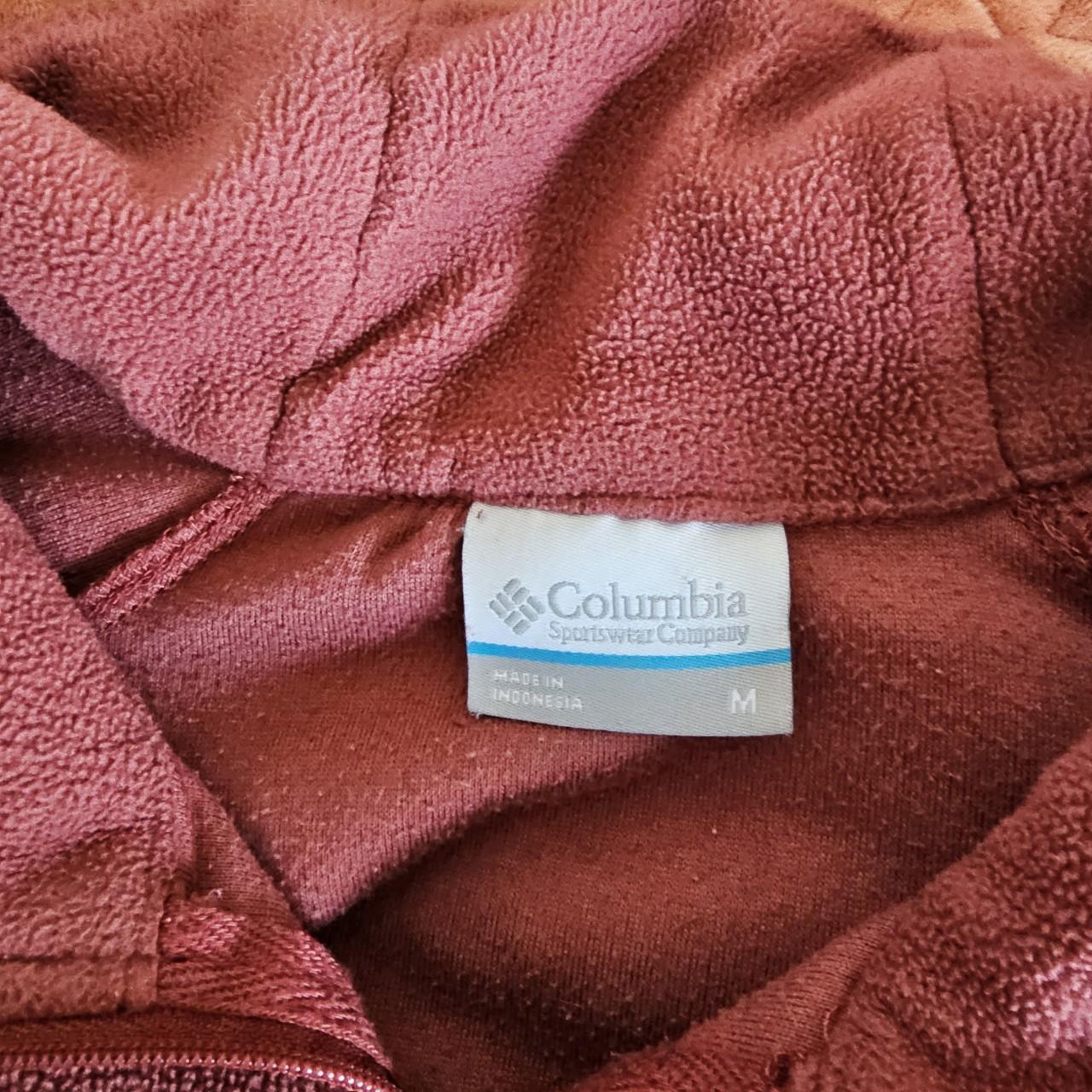 Size medium womens columbia quatlrter zip fleece - Depop