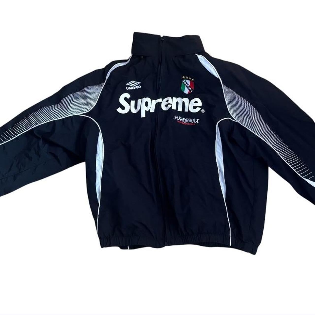 large supreme x umbro italy jacket excellent... | Depop