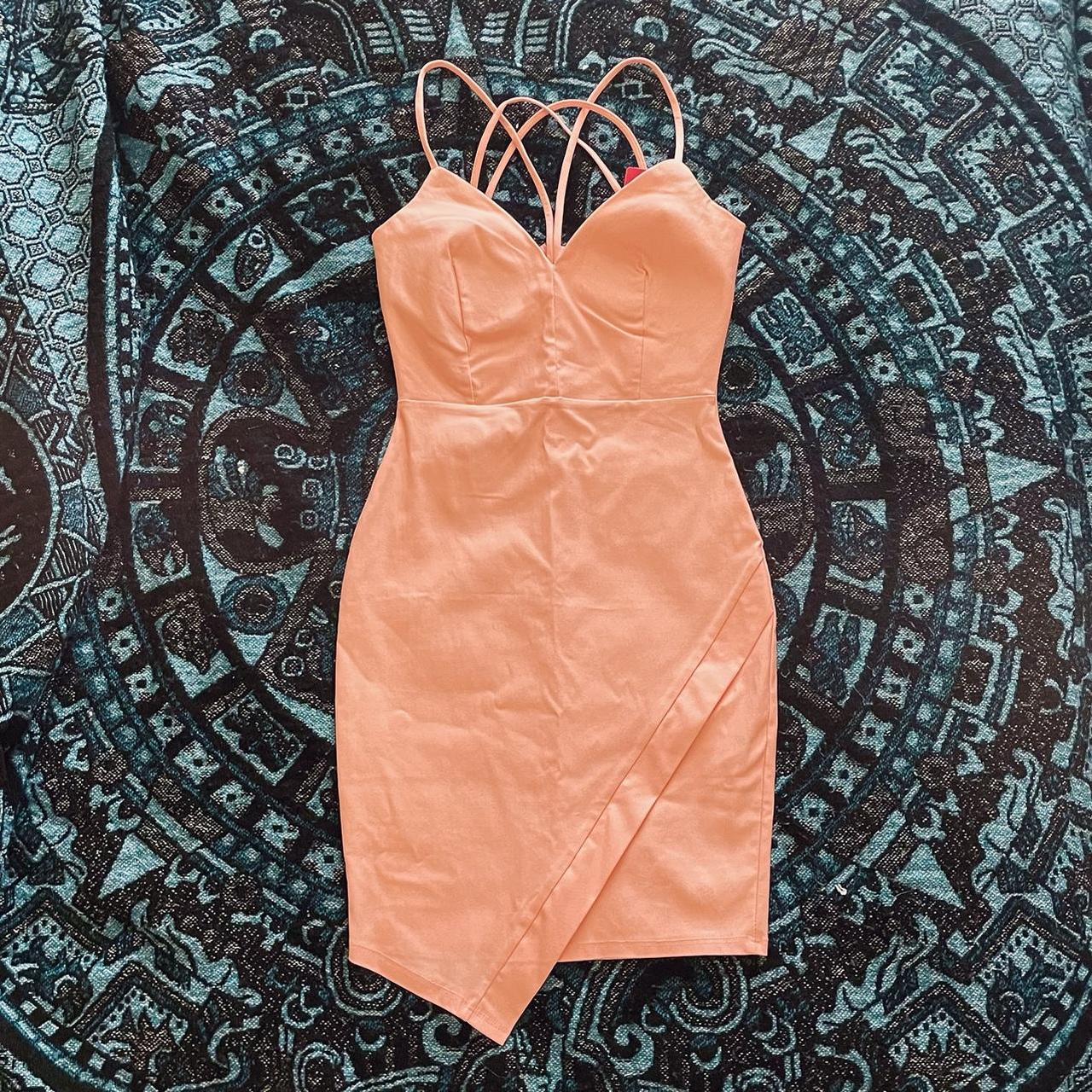 A'GACI Women's Pink Dress | Depop