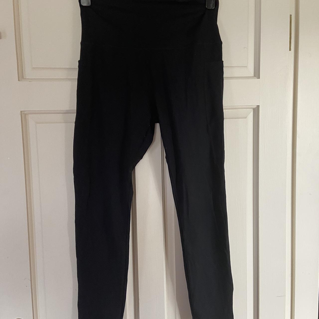 Black high-waisted Peachy Lean leggings in XL #leggings - Depop