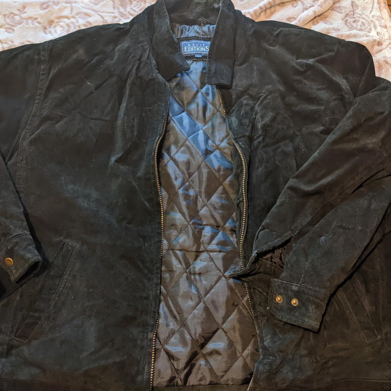 Basic Editions Men's Black Jacket | Depop