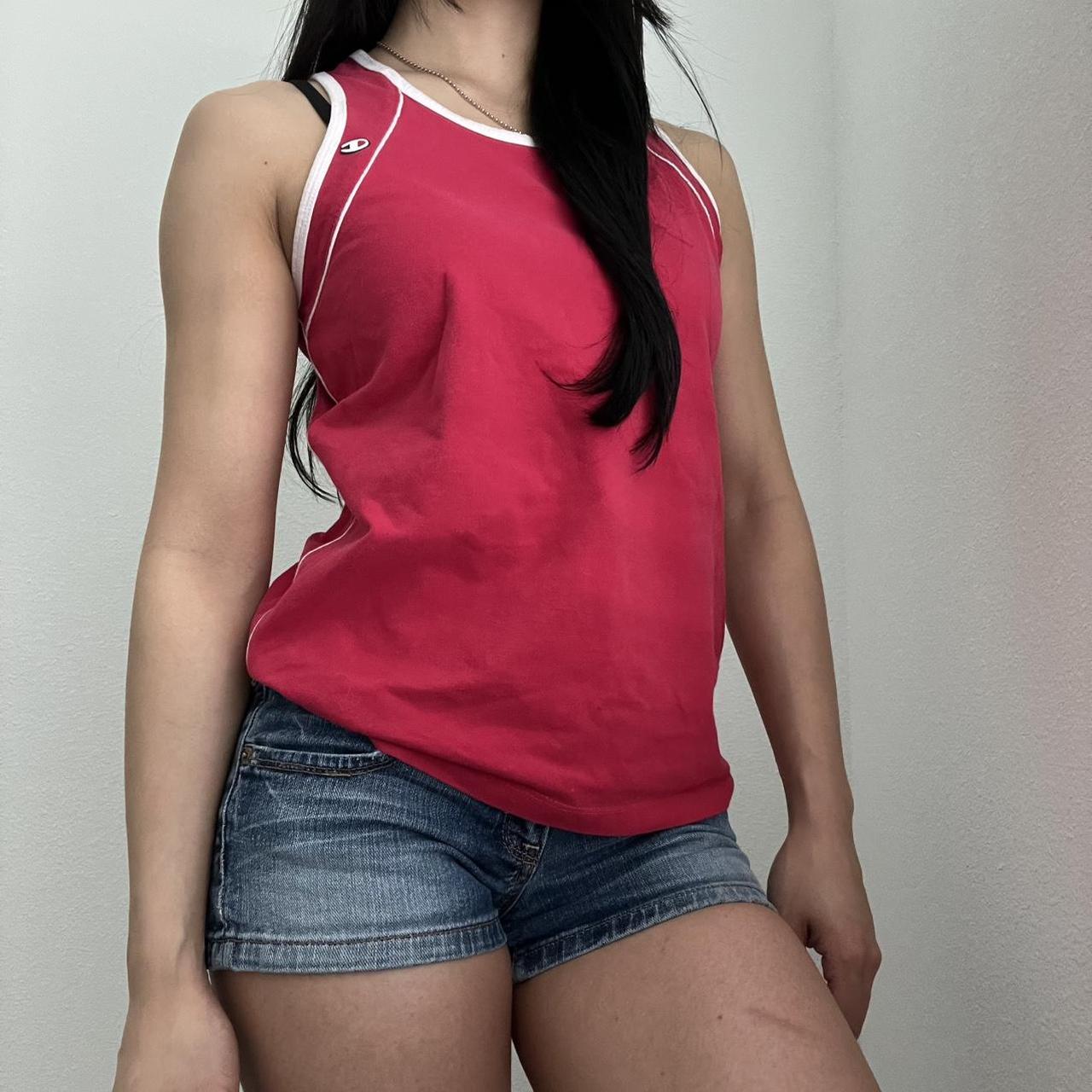 Vintage champion tank top Nice 2000s sporty... | Depop