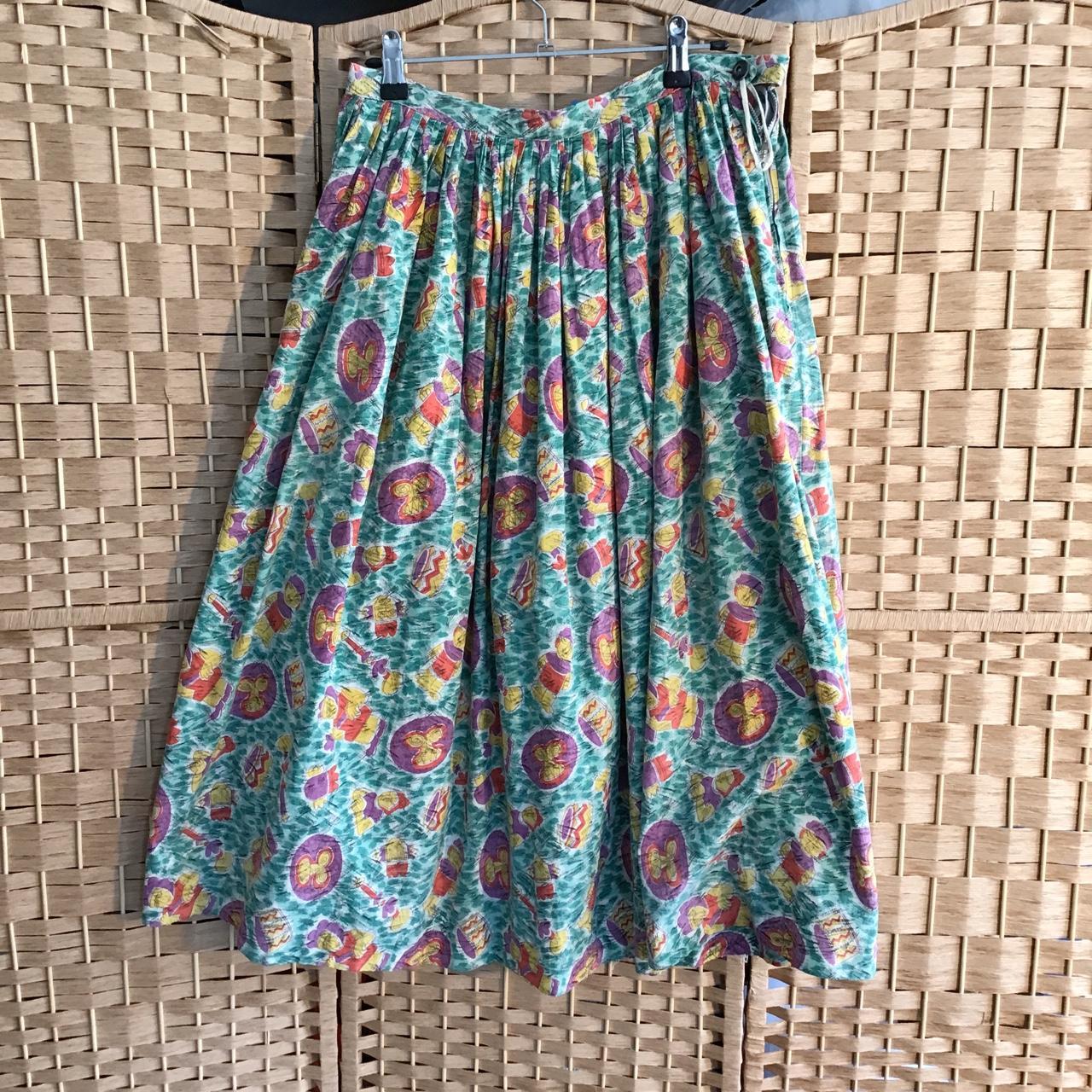 Vintage Retro Gor-ray skirt, made in England... - Depop