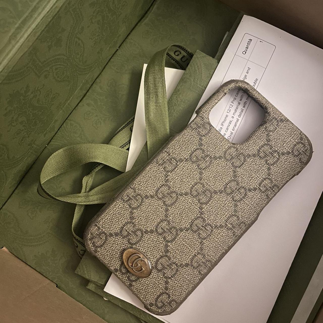 Gucci phone case which fits i phone 12/12pro... - Depop