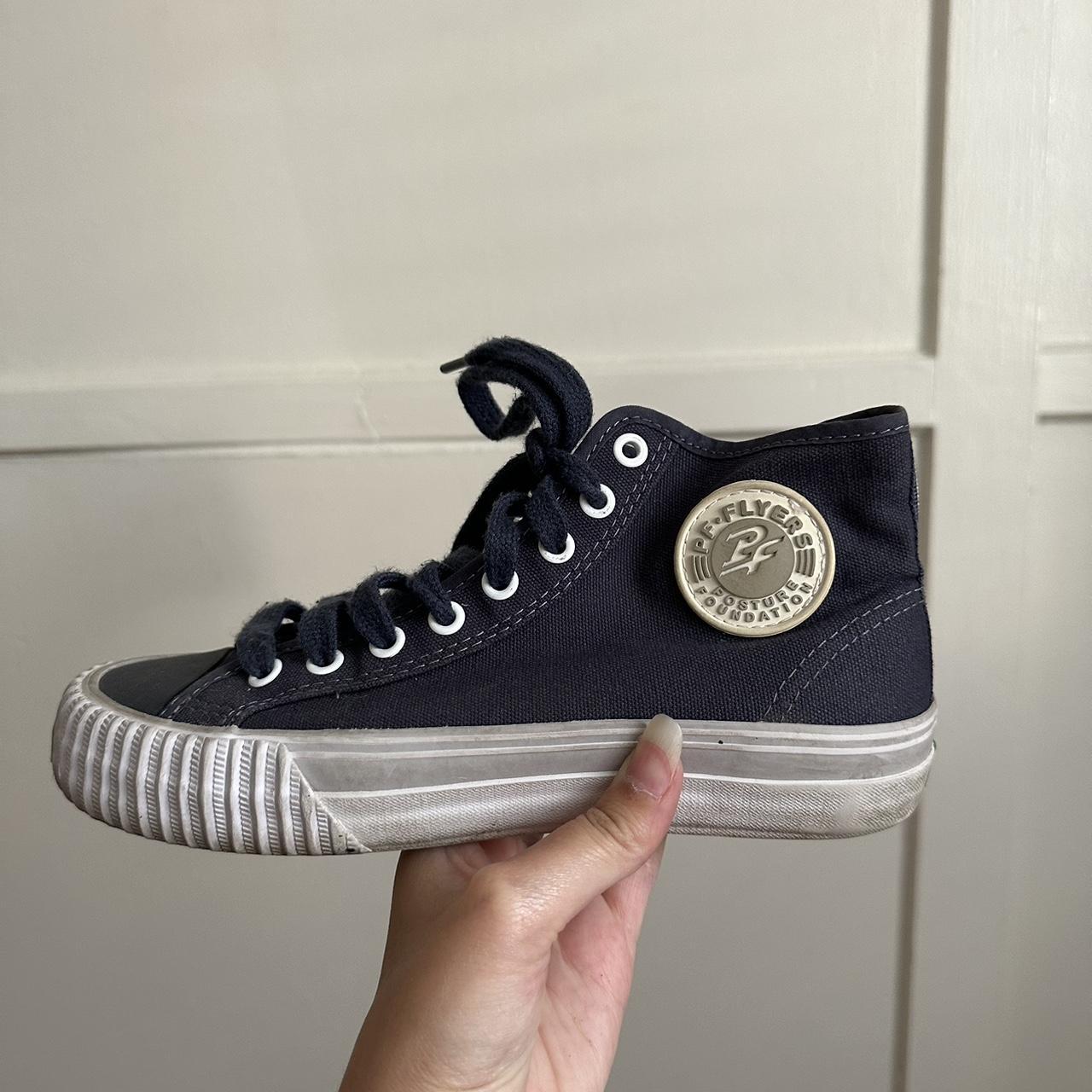 Cute navy blue PF Flyers. Loved these so much but... - Depop