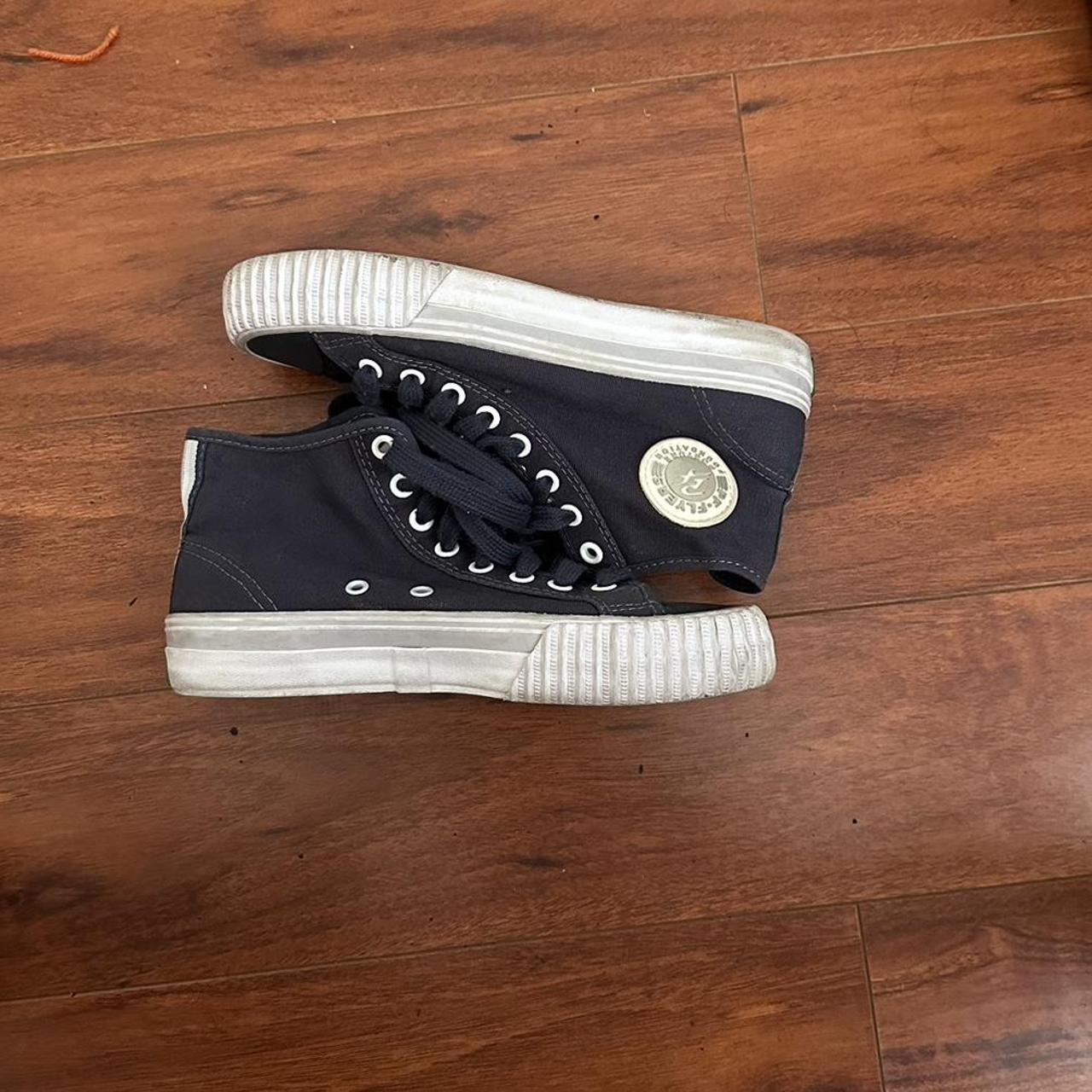 Cute navy blue PF Flyers. Loved these so much but... - Depop