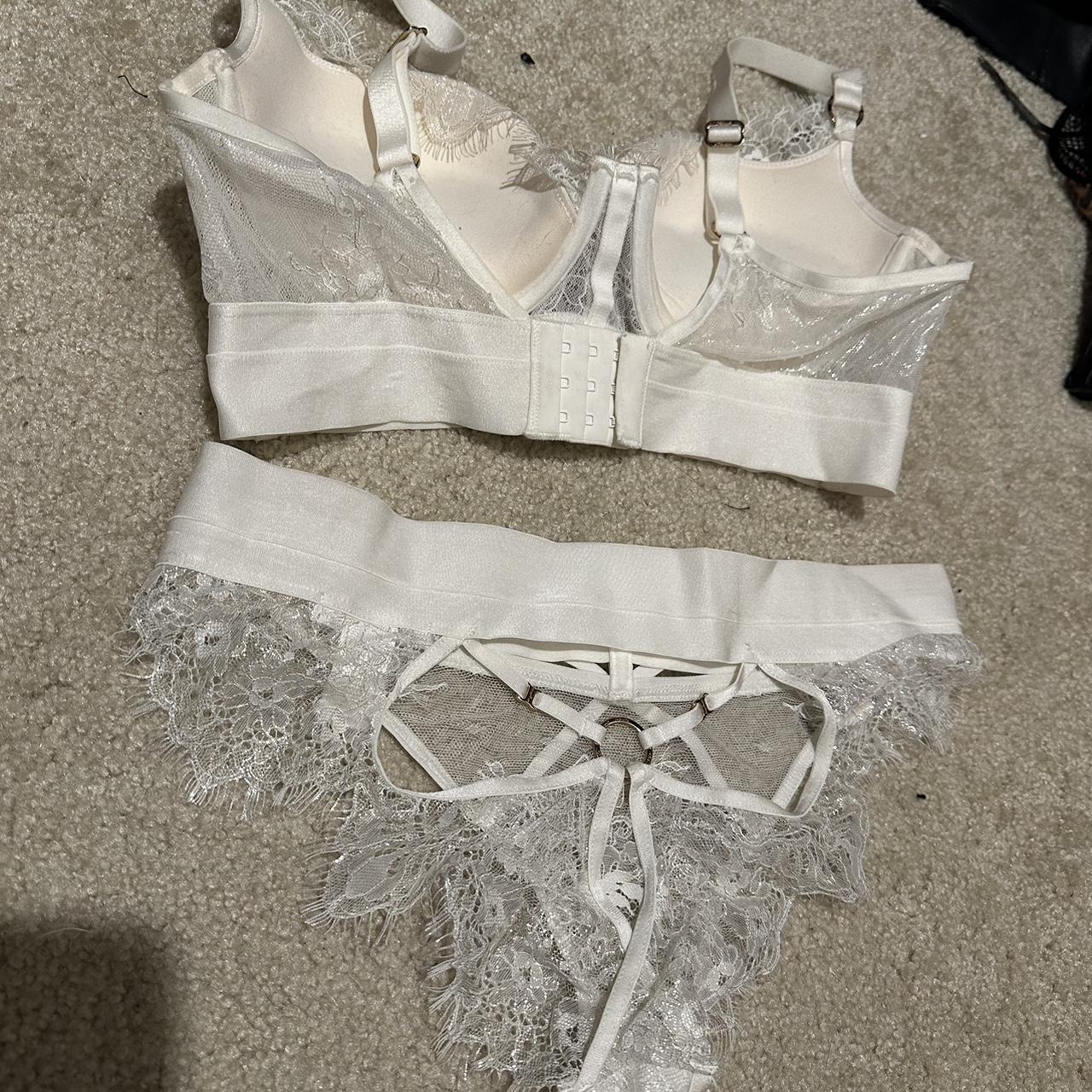 honey birdette BELINDA IVORY bra and brief. 34DD/E... - Depop