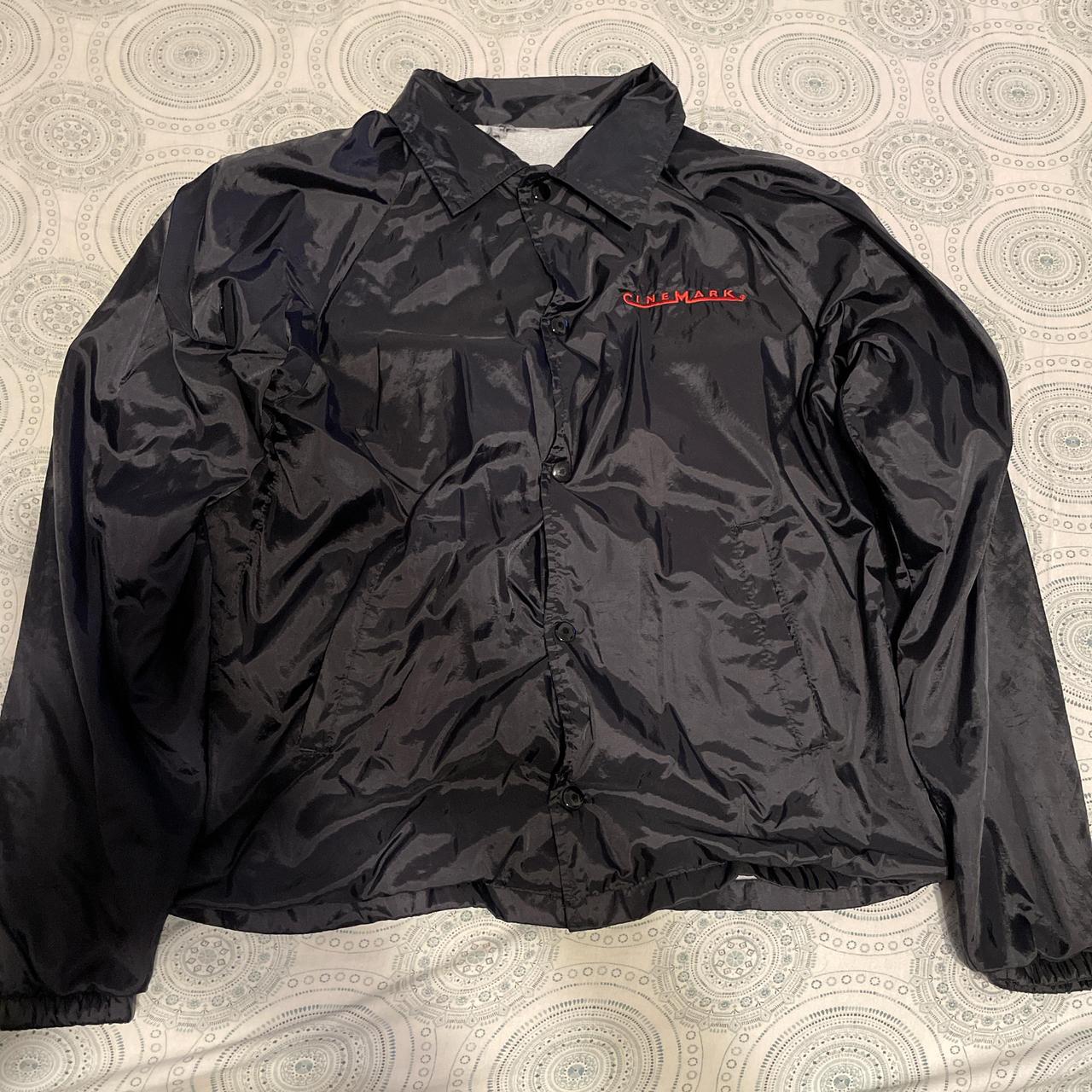 Rare Cinemark work jacket Size small fits a bit snug - Depop