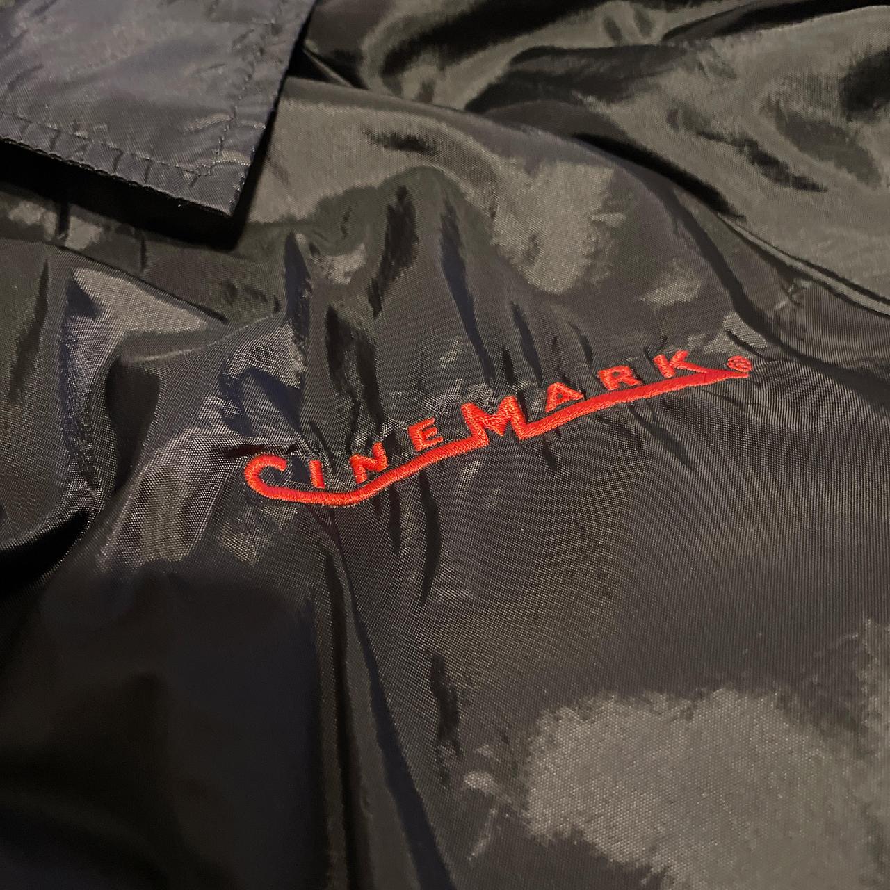 Rare Cinemark work jacket Size small fits a bit snug - Depop