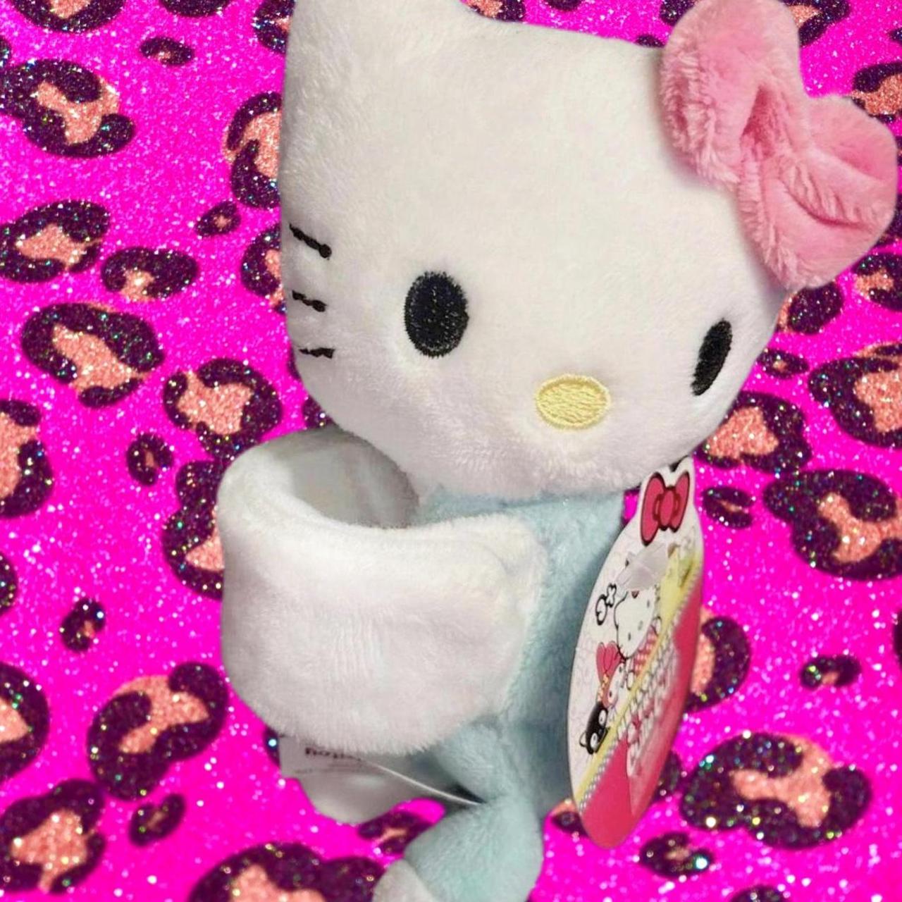 hello kitty slap bracelet toy plush v cute with tag... - Depop