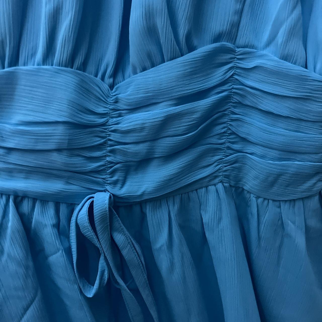 cute light blue cottage core dress!👗🐟🐬🚙🥏 #lightblue... - Depop