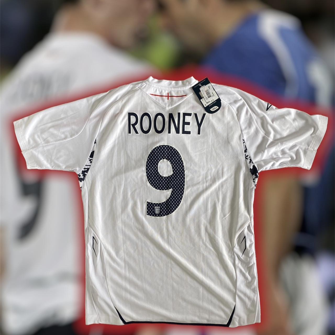 England 2007 2008 2009 Umbro Authentic Home Football... - Depop