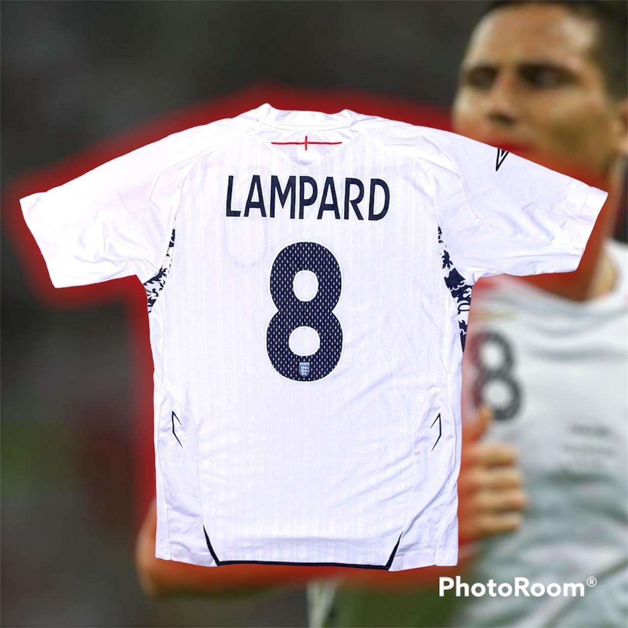 England 2007 2008 2009 Umbro Authentic Home Football... - Depop