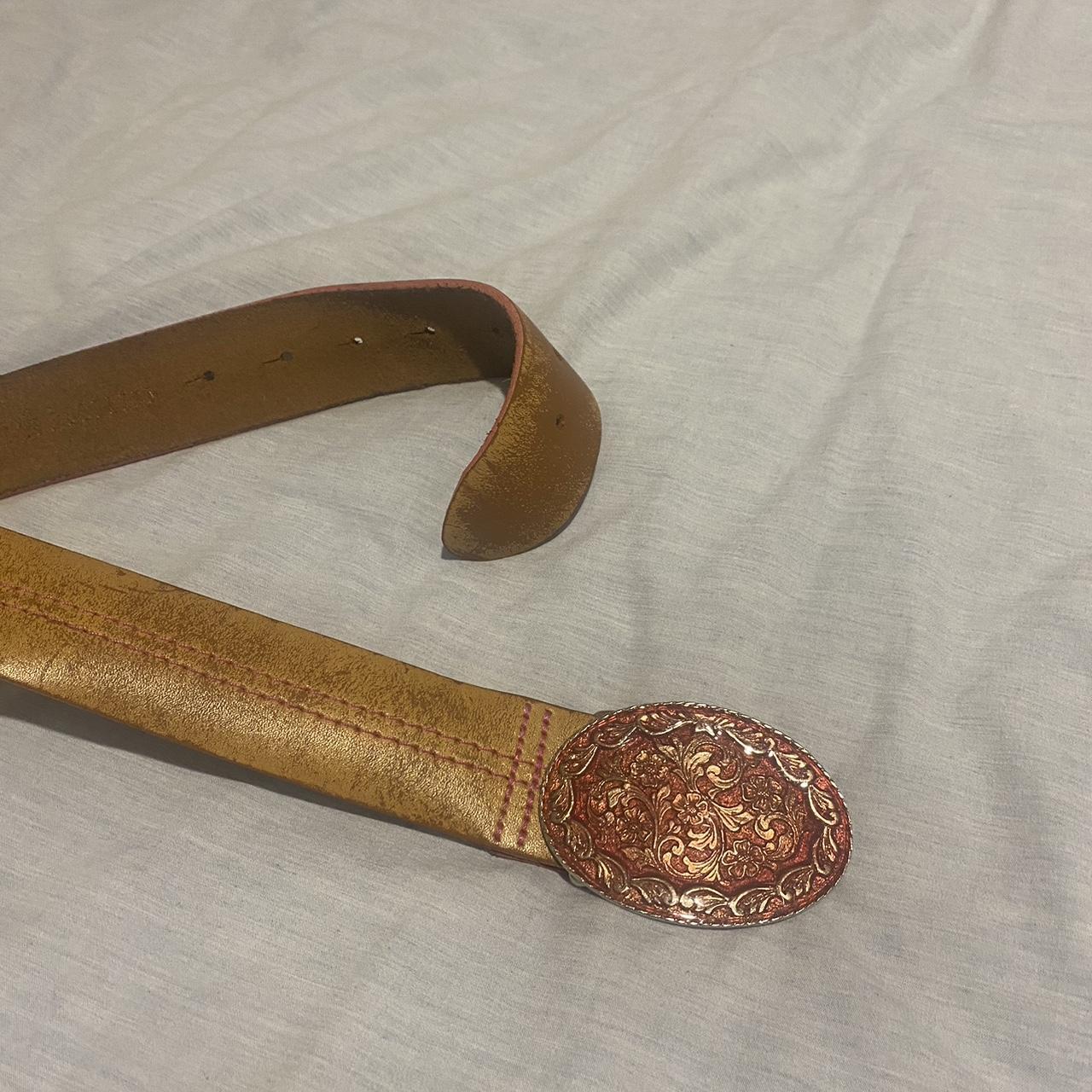 Western style belt Bit worn around the leather but... - Depop