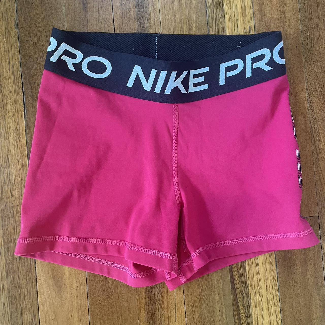 Nike Pro Dri-fit pink running shorts #gymwear... | Depop
