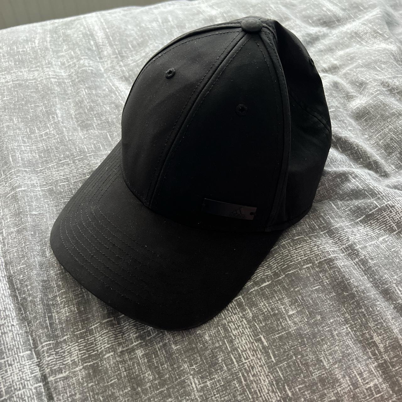 Mens Adidas baseball hat, all black. Still very good... - Depop