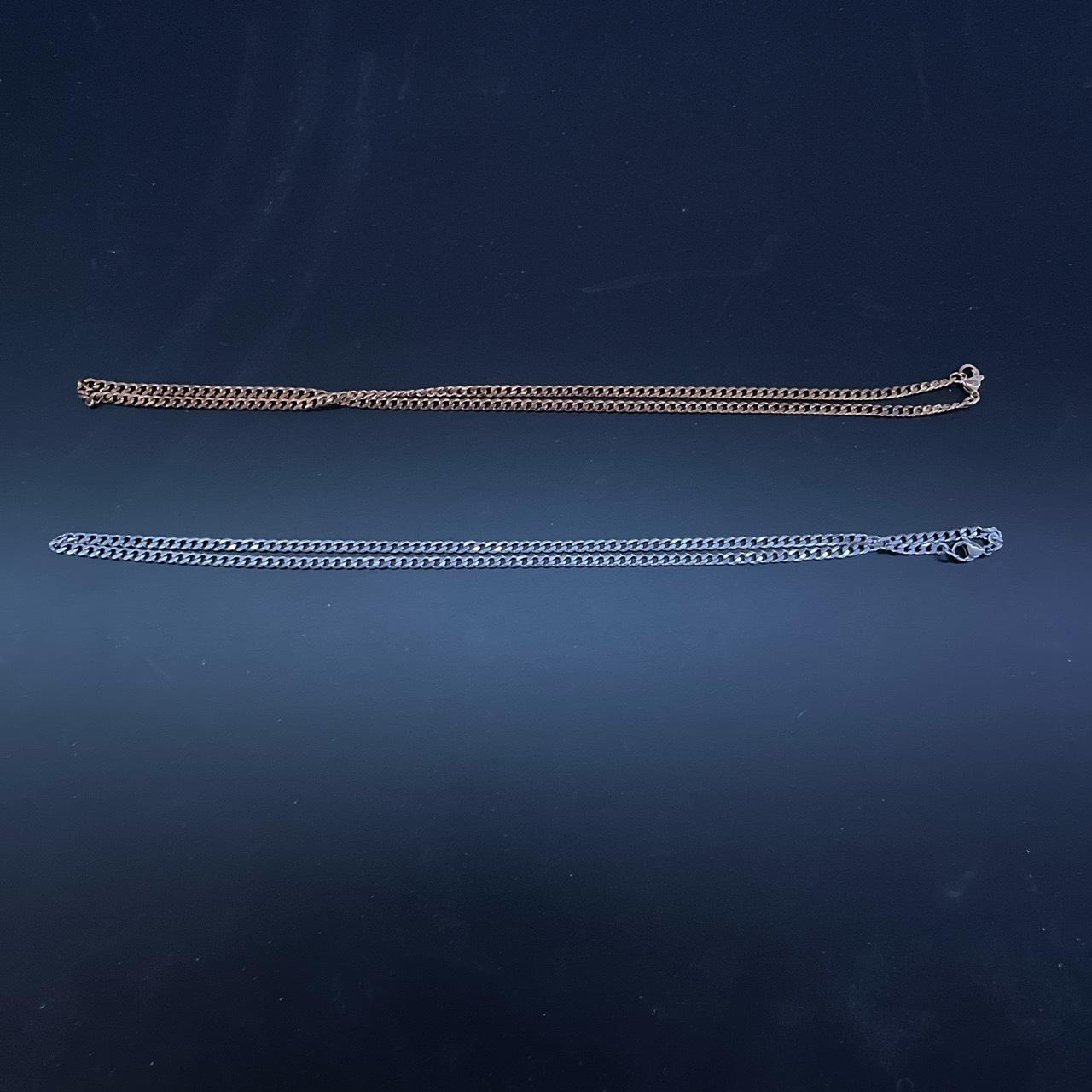 Feogi REGARI LINK CHAINS Both 3mm in width and 20 in... - Depop