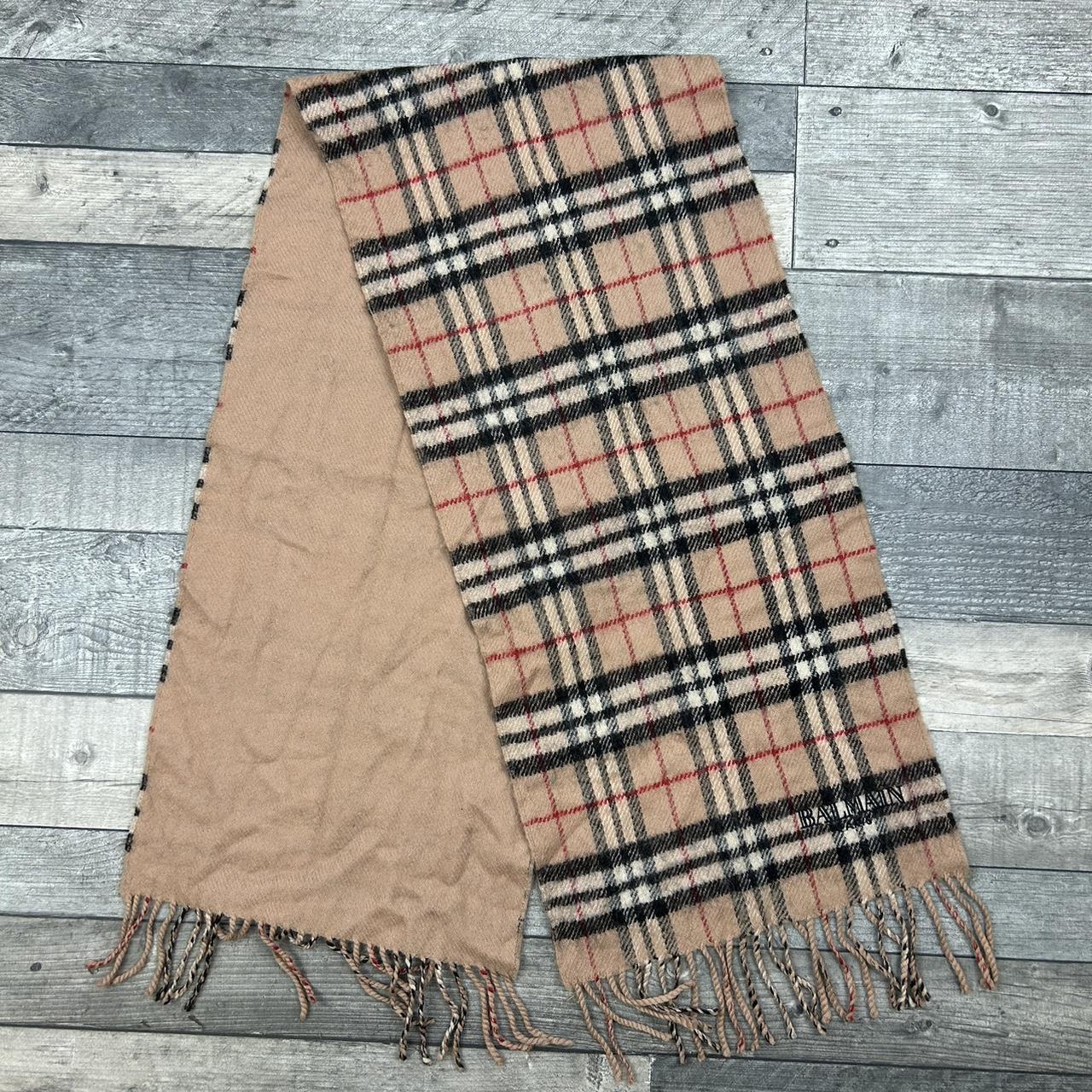 🍐Authentic Balmain Paris lambswool premium scarf in... - Depop