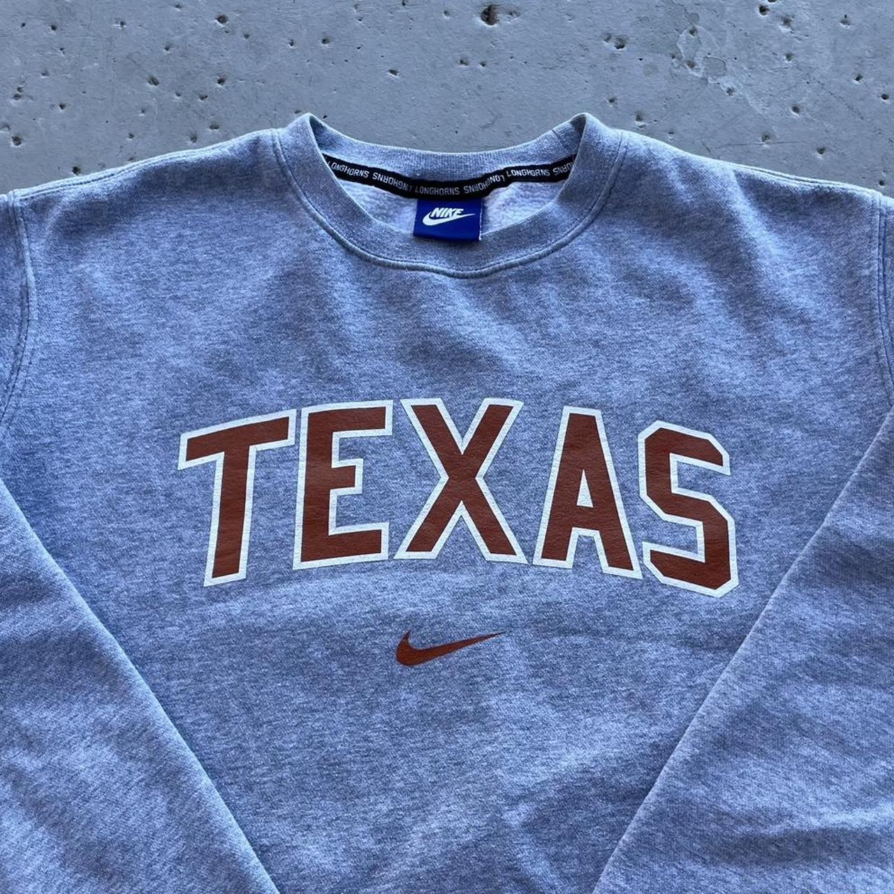 Vintage early 00’ Texas longhorns Nike center check... | Depop