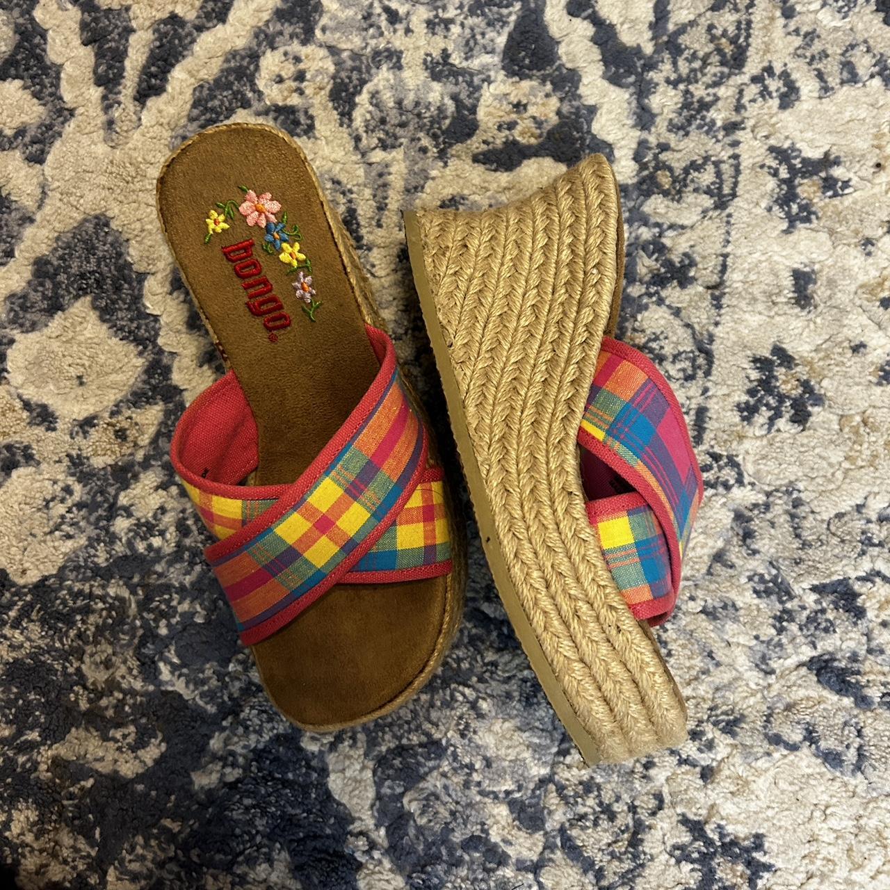 y2k Bongo platform sandals size 6 1/2 perfect... - Depop