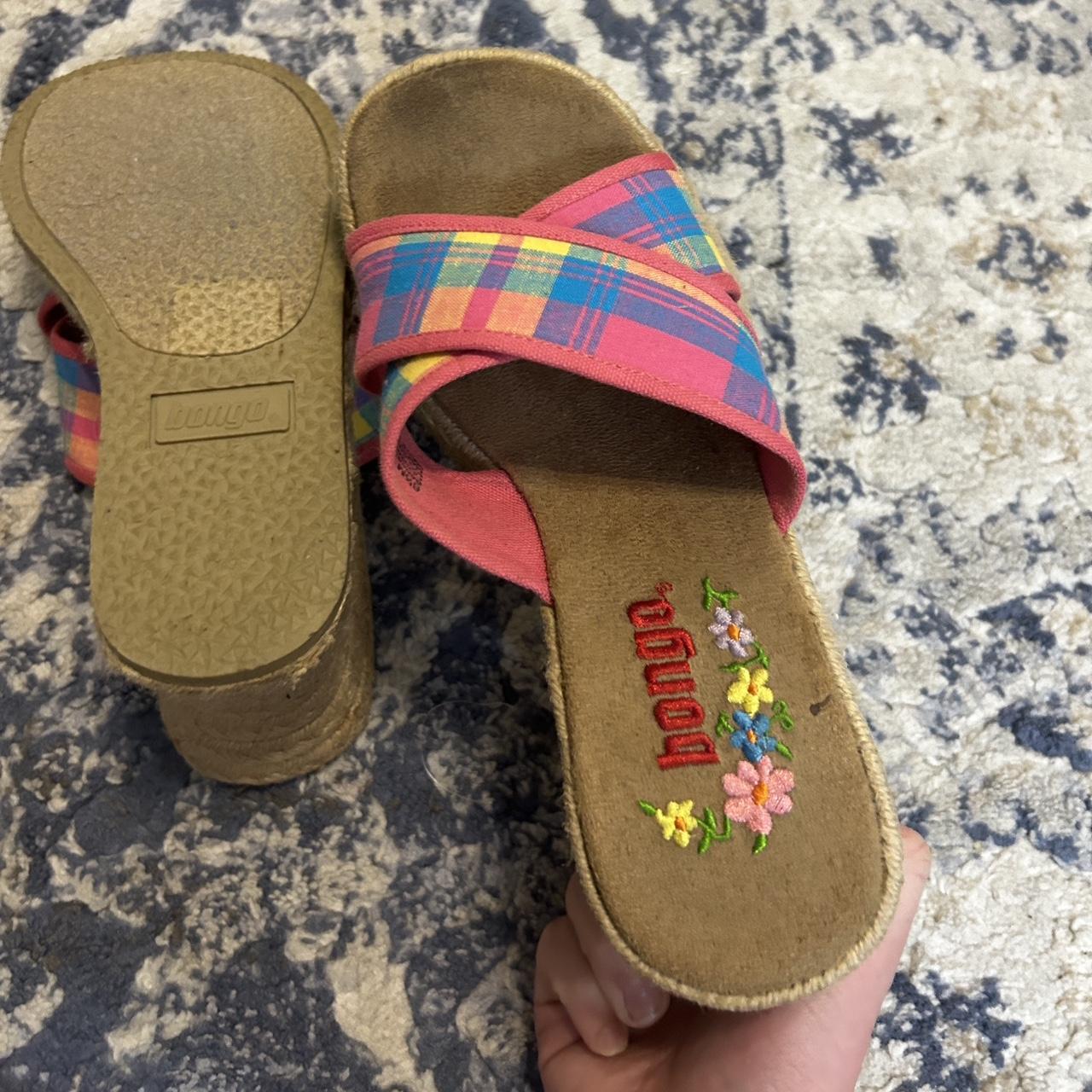 y2k Bongo platform sandals size 6 1/2 perfect... - Depop