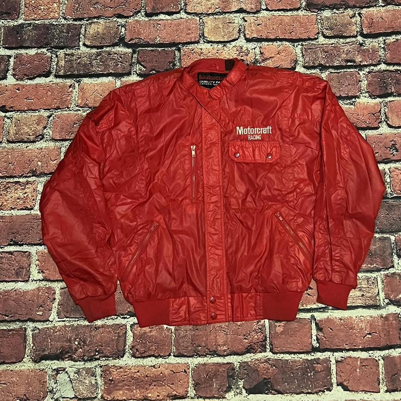 -Vintage 80s Ford Motorcraft Racing jacket ... - Depop