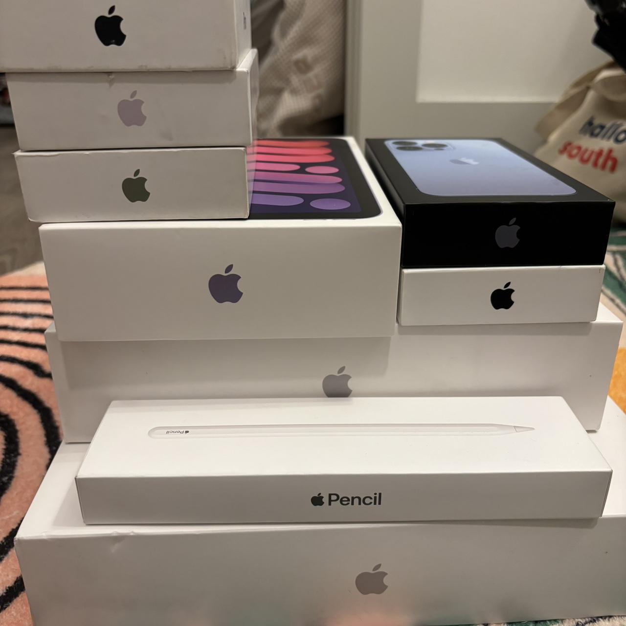 Apple Box Lot | EMPTY iPhone 15 black 256gb iPhone... | Depop