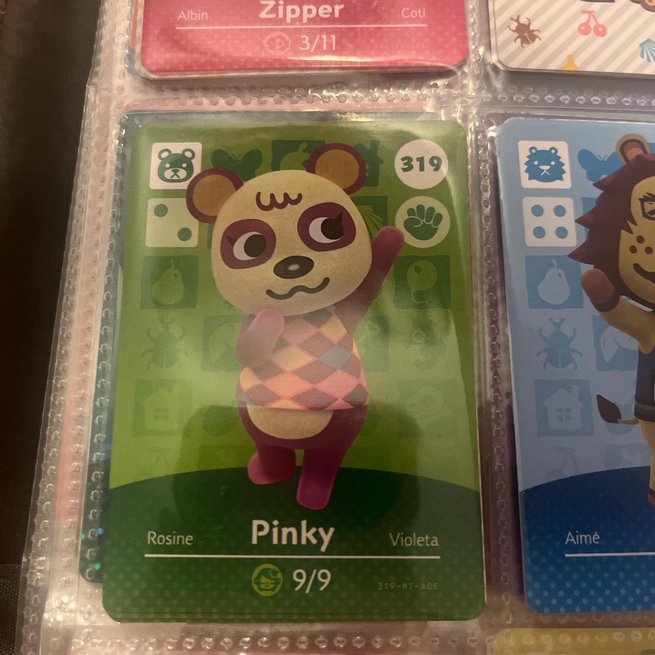 Animal Crossing Series 4 Amiibo Card #319 Pinky 🍃... - Depop