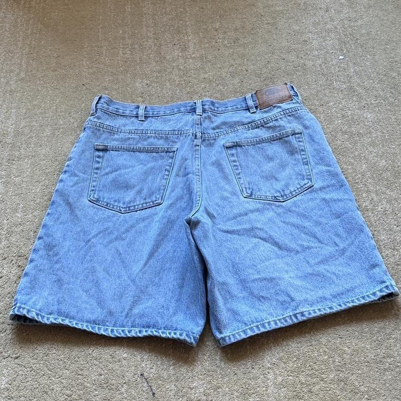 Vintage route 66 jorts. Denim shorts. Light wash.... - Depop