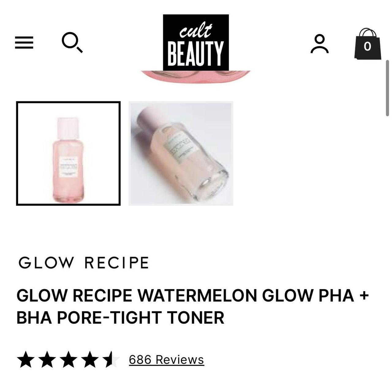 Just a heads up , these MINI glow recipe toners are... - Depop