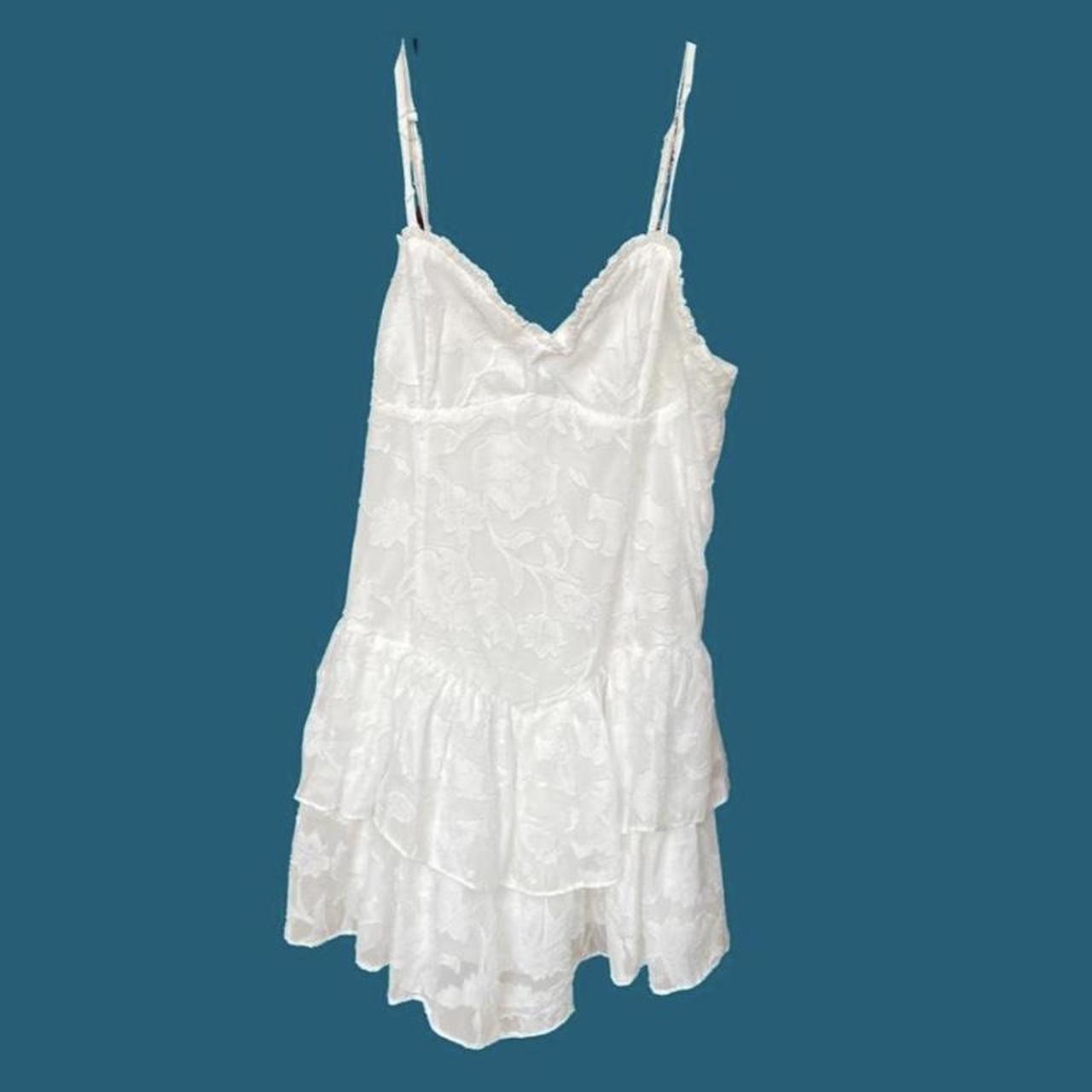 Wild Fable Women's White Dress | Depop