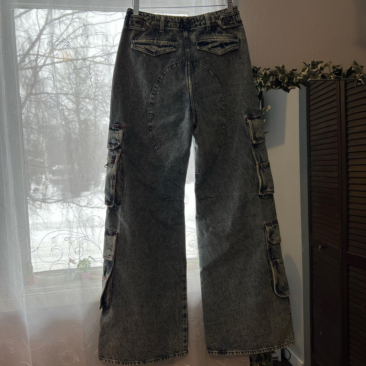 Diesel Denim Cargo pants Size: w24 with the... - Depop