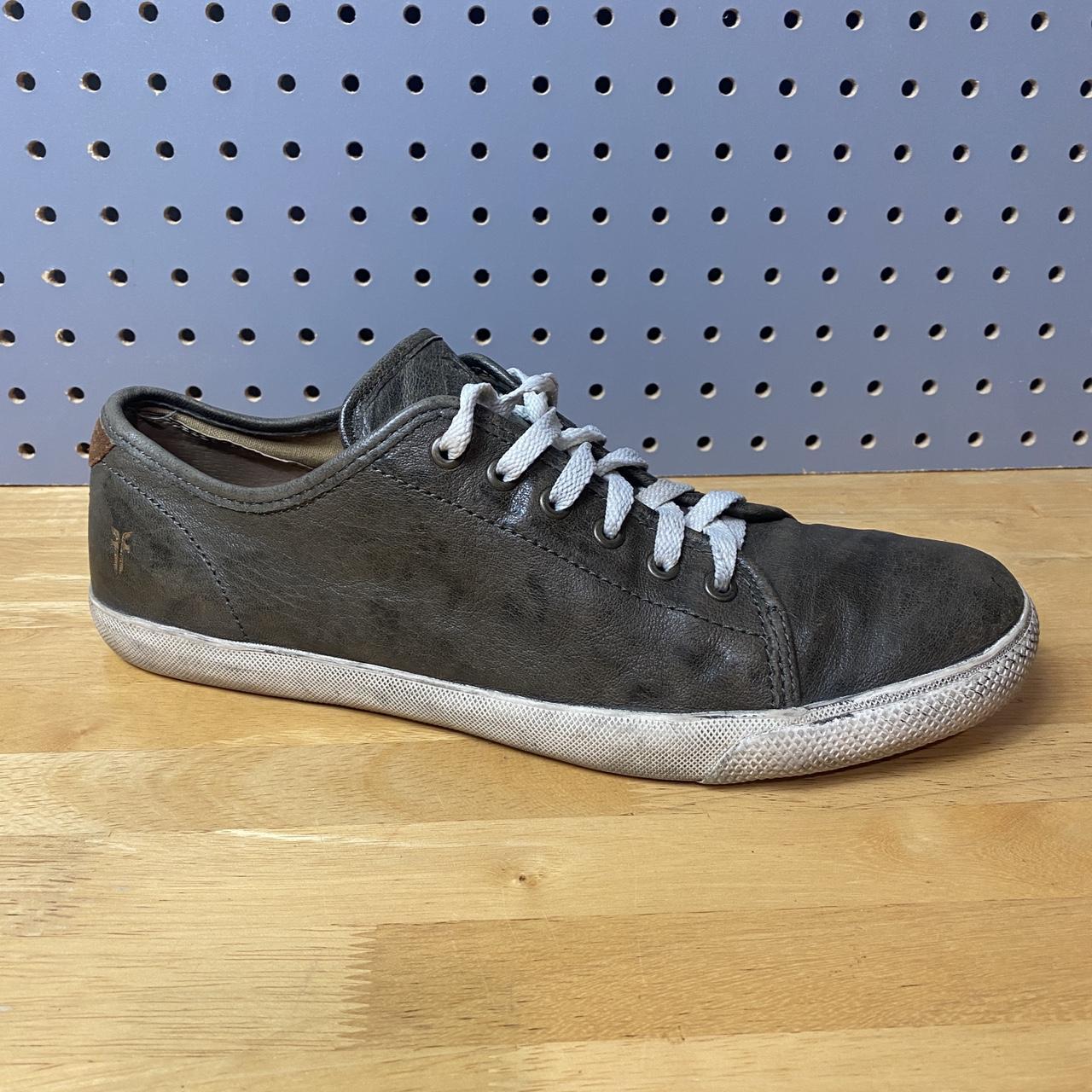 Frye Leather Chambers Low Casual Sneaker Shoe Men's... | Depop