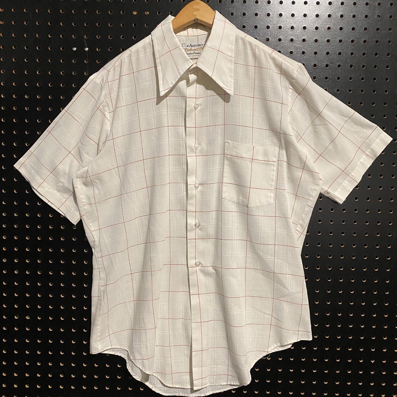 Vintage 70s 80s Arrow Beaumont Club Short Sleeve... | Depop