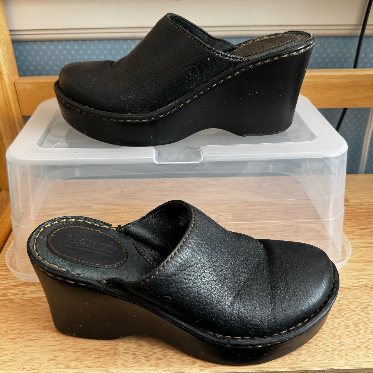 Vintage Born black clogs 🖤 #clogs #y2k #vintage #90s - Depop