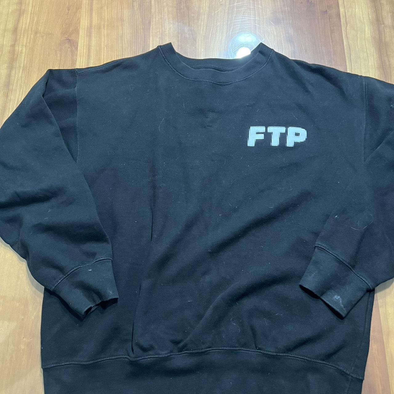 FUCKTHEPOPULATION FTP digital logo crewneck... - Depop