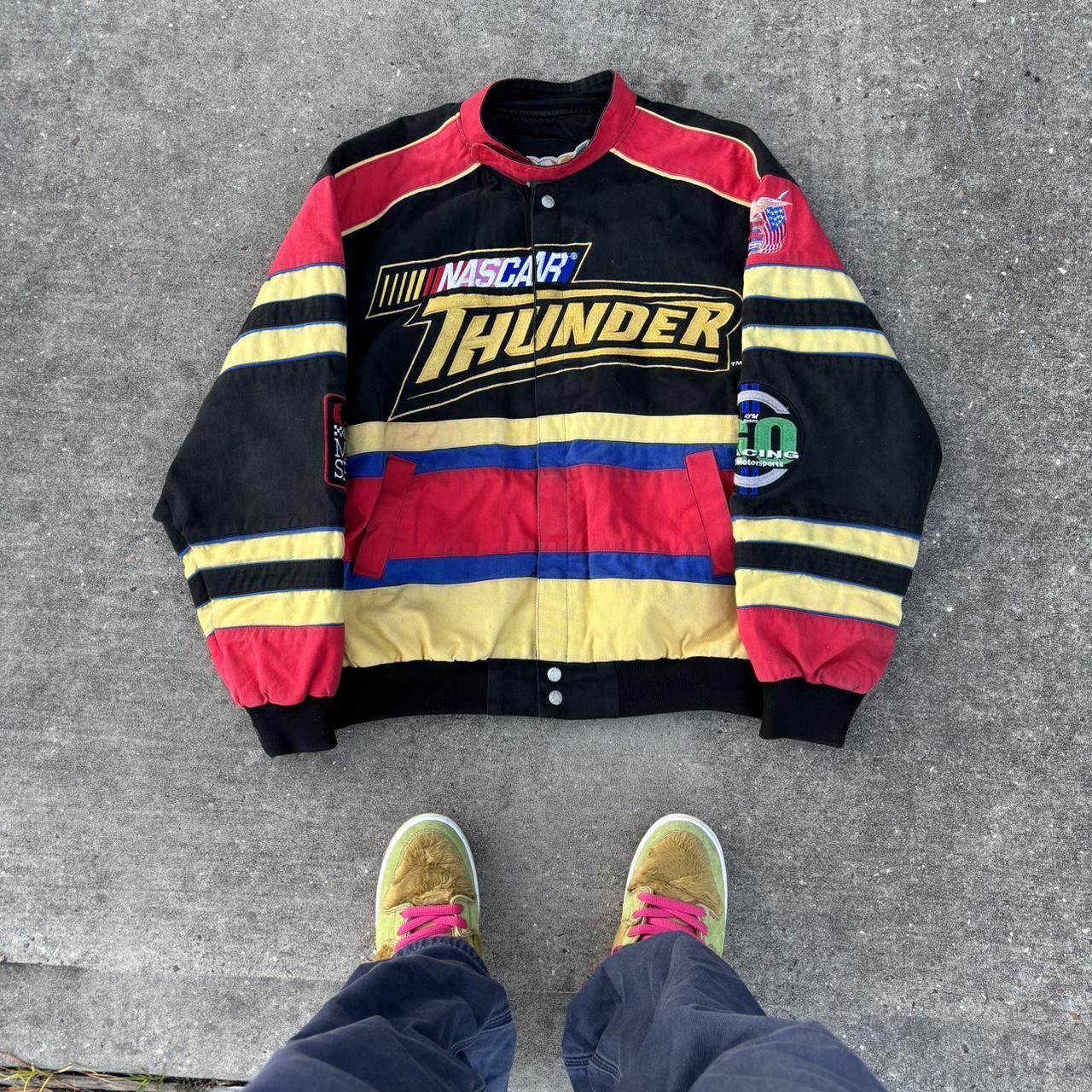 Crazy RARE Jeff Hamilton NASCAR Thunder 90s Racing... - Depop