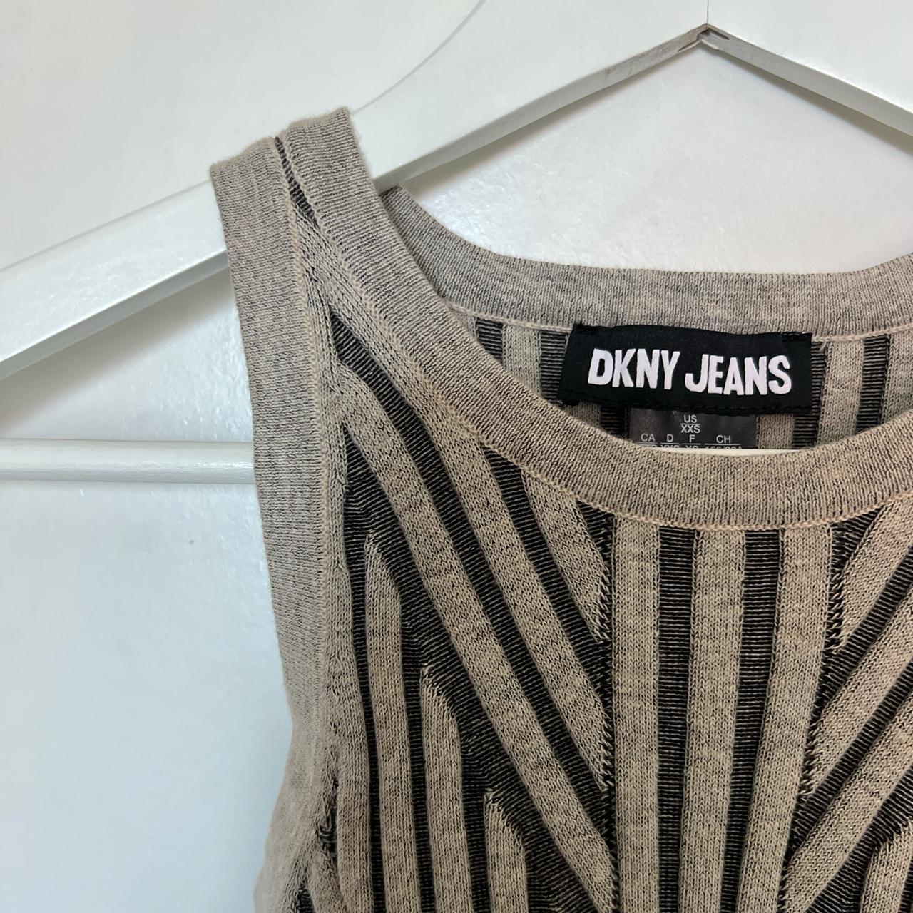 DKNY crop top Y2K Vibes Stretchy material RRP:... - Depop