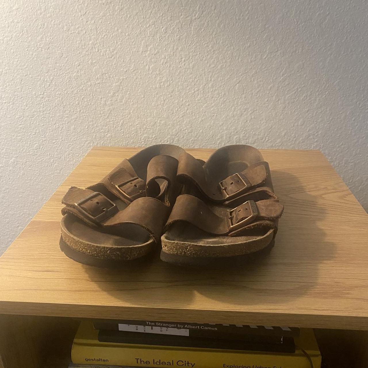 Birkenstock Mens Brown Sandals Depop