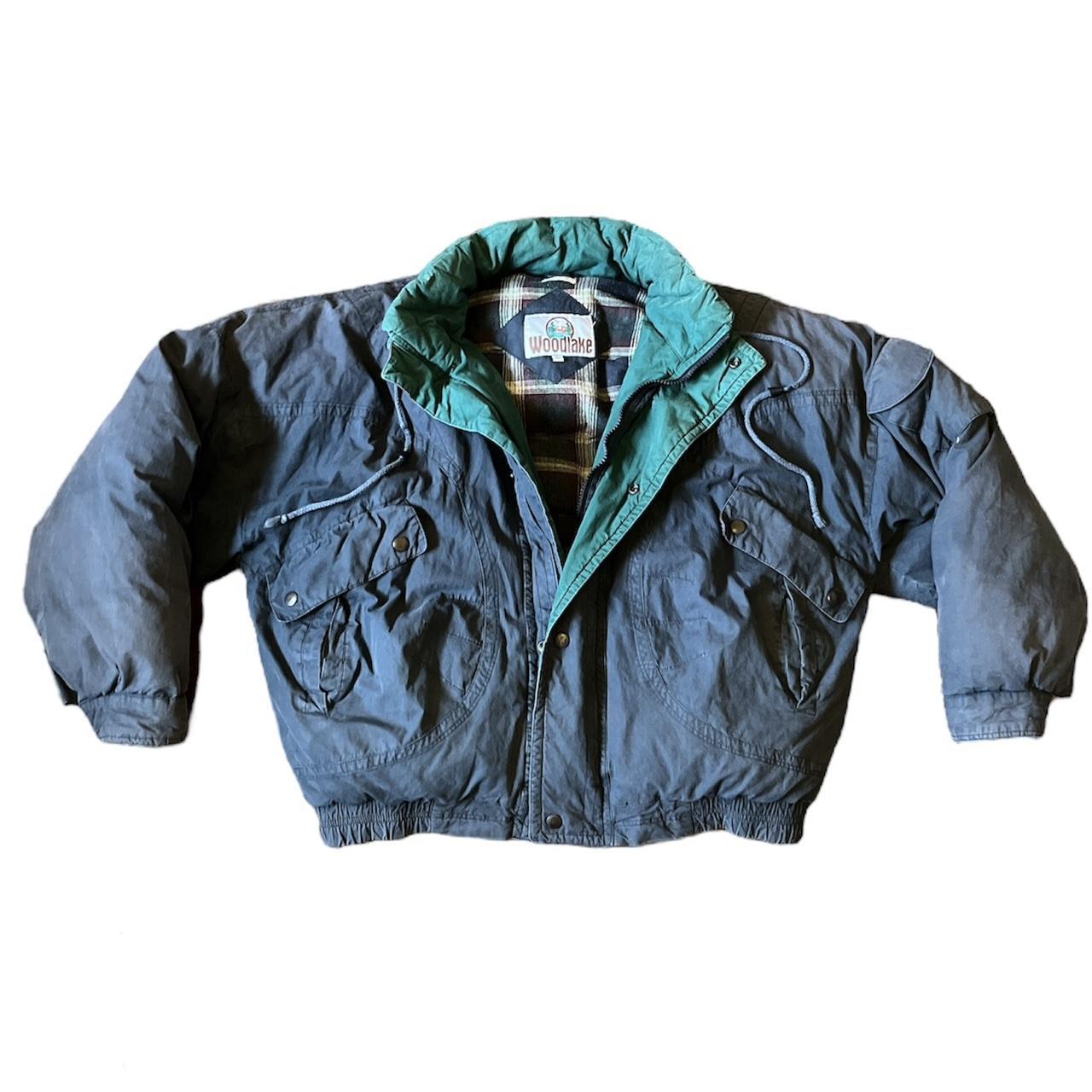 Vintage Mens Down Jacket 90s Woodlack sports... - Depop