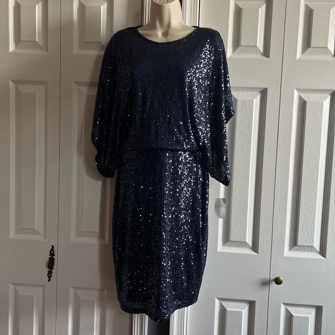 Marina size 8 sequenced dress. Mid length. Very... - Depop Marina size 8 sequenced dress. Mid length. Very... - Depop