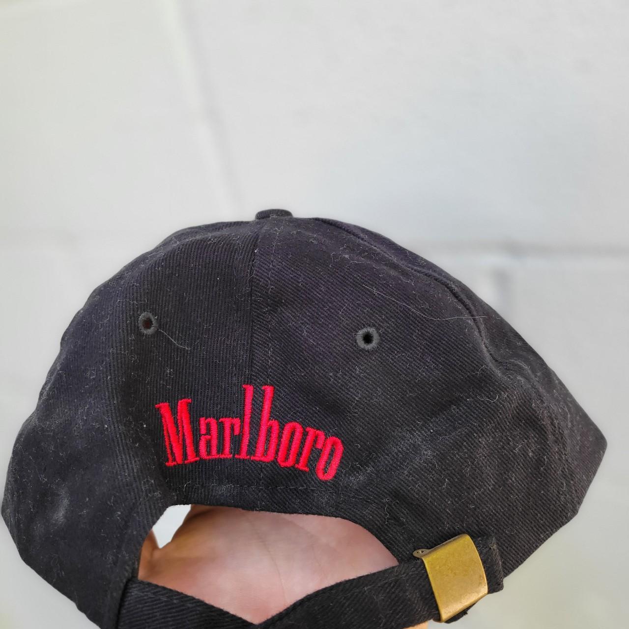 Vintage 90s Marlboro smoking hat. Sick embroidered... - Depop