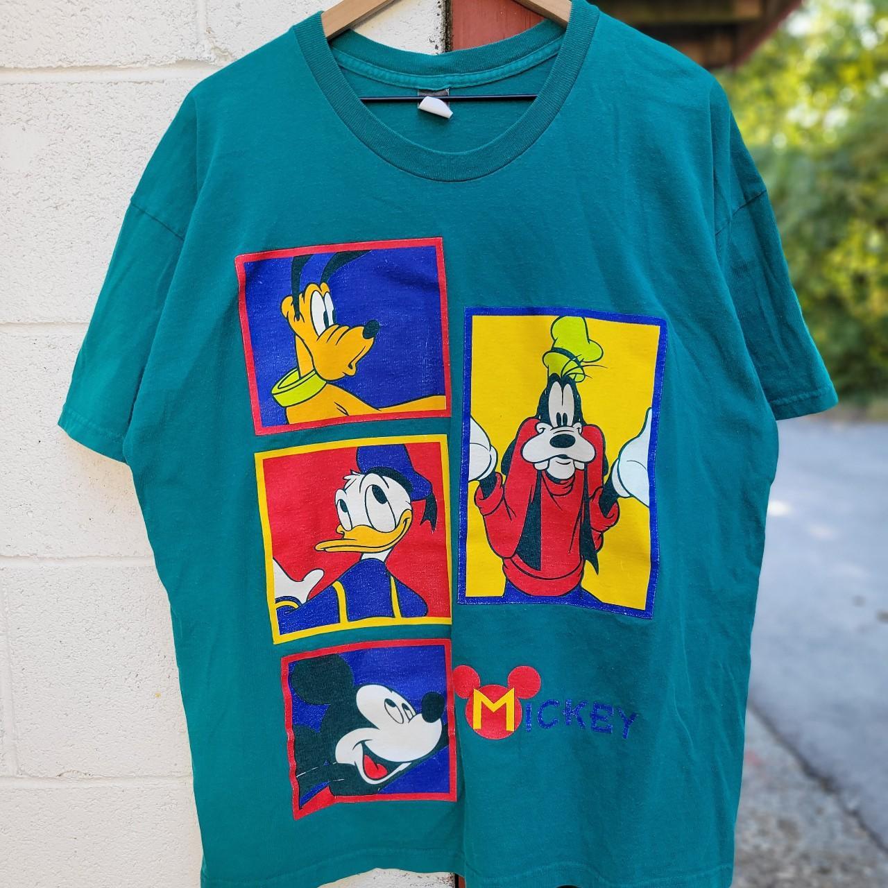 Vintage 90s Disney Mickey Mouse tee. Rare Disney... - Depop