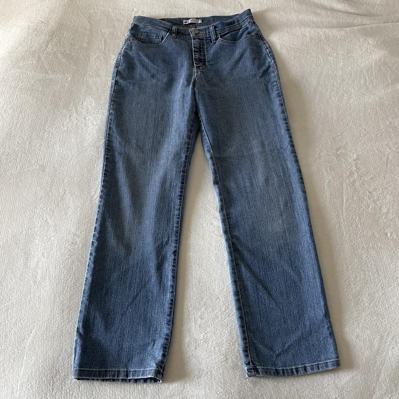 vintage light wash lee straight leg jeans super soft... - Depop