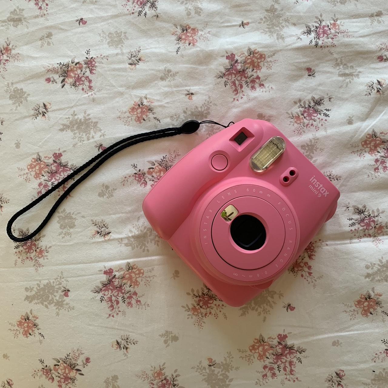 Pink Instax Mini Polaroid Camera with Matching Case!... - Depop