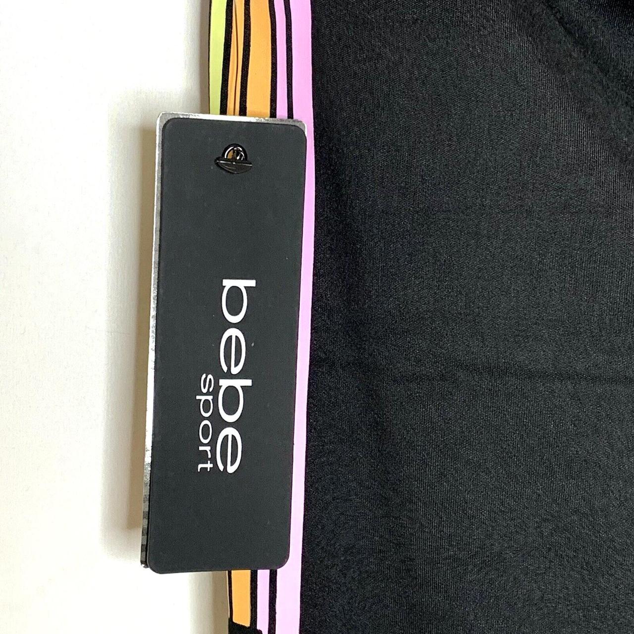 Bebe Sport Womens Capri Leggings Size XL Rainbow... - Depop